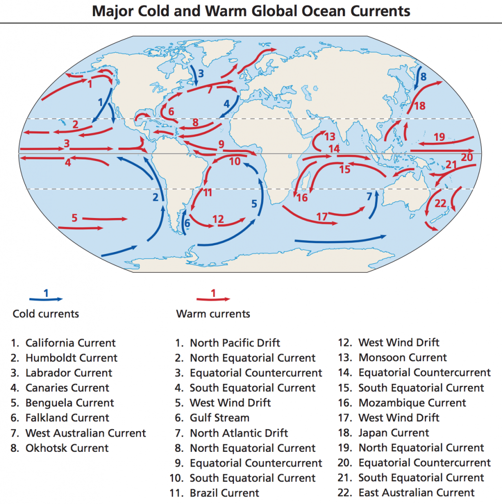Ocean Currents Diagram Ocean Currents Diagram
