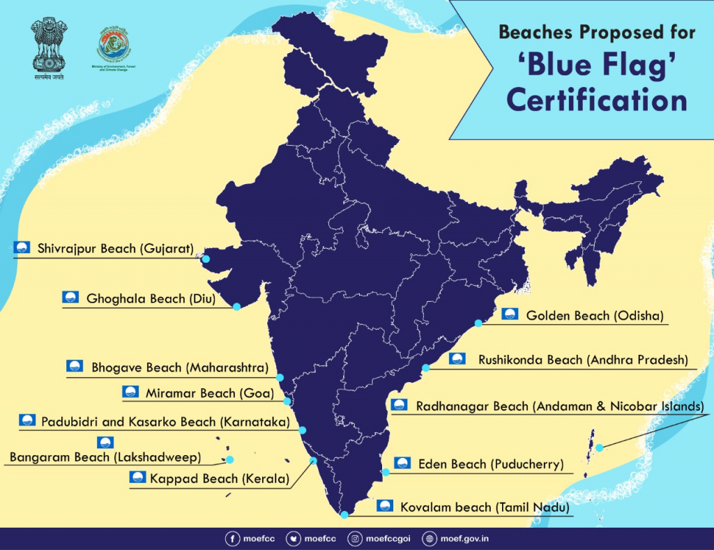 Centre eases CRZ rules for ‘Blue Flag’ beaches - Civilsdaily