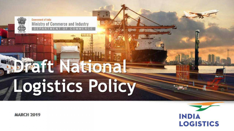 [pib] Draft National Logistics Policy - Civilsdaily