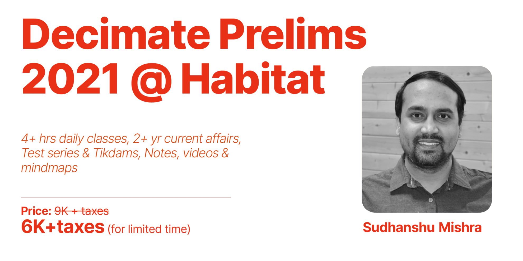 Decimate Prelims 2021 launched | Register here for the IAS Open Tests ...