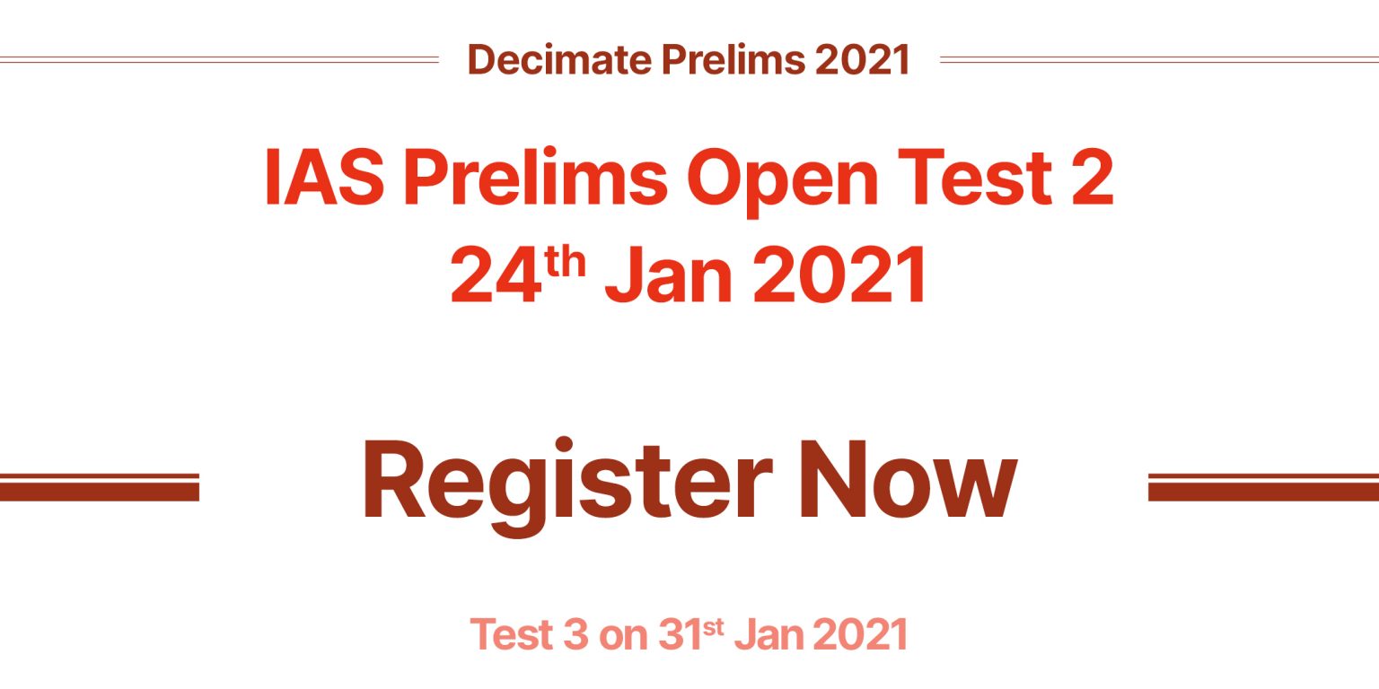 2nd Free Decimate Prelims Open Test on 24th Jan | Register now | Check ...