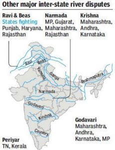 Interstate River Water Dispute - Civilsdaily