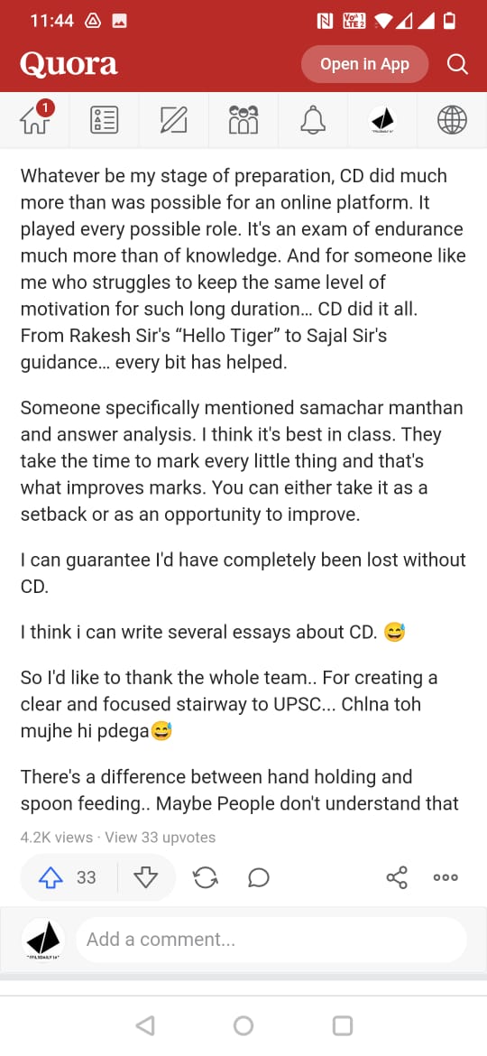 How right Mentorship and assessment can instantly improve your Prelims ...