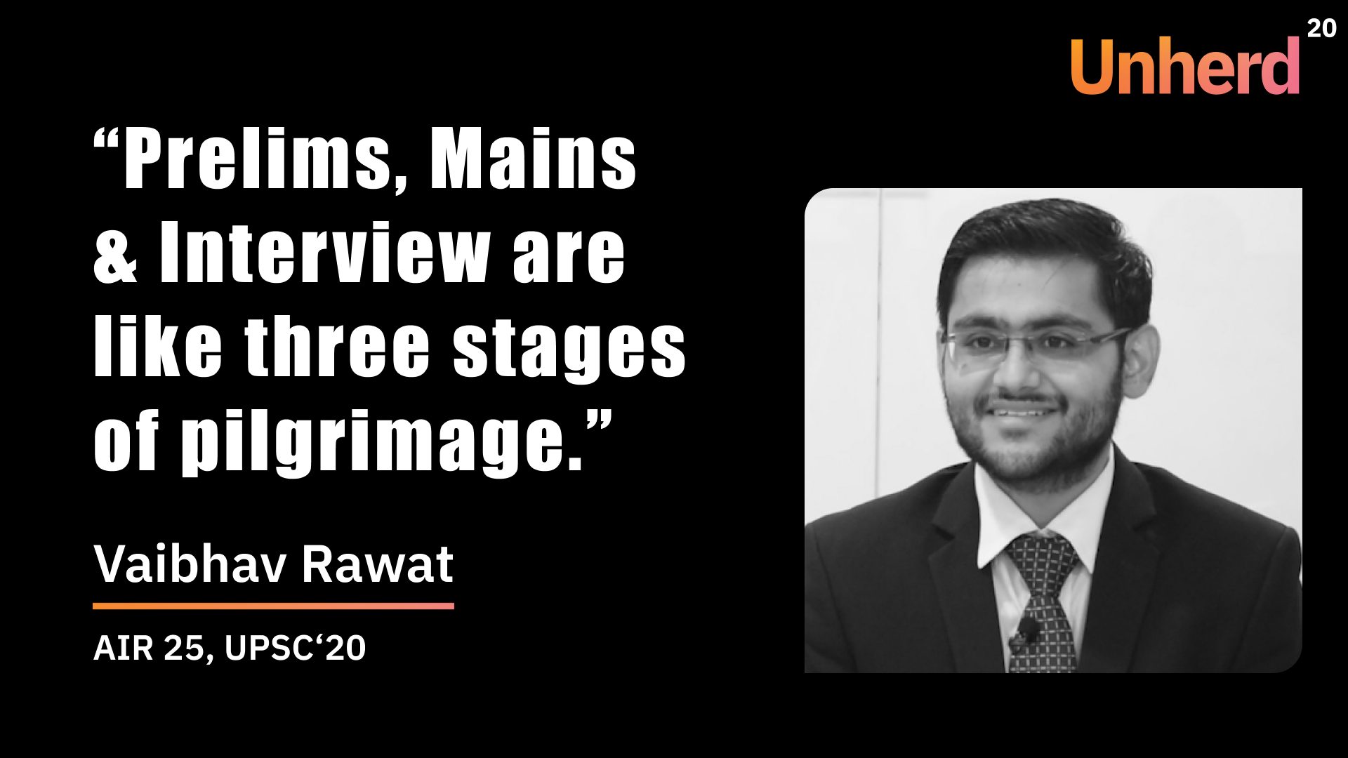 Why I chose IFS over IAS? || Vaibhav Rawat, UPSC 2020 AIR 25 || UNHERD ...