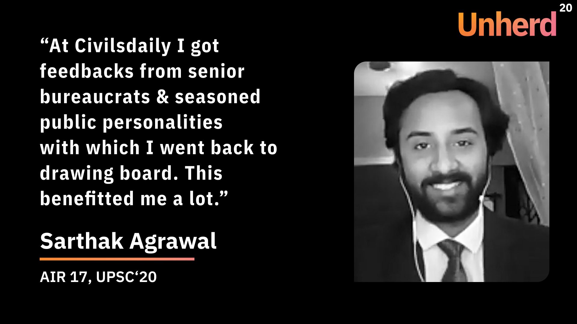 CBSE topper to AIR 17 || Sarthak Agarwal's year long journey of ...