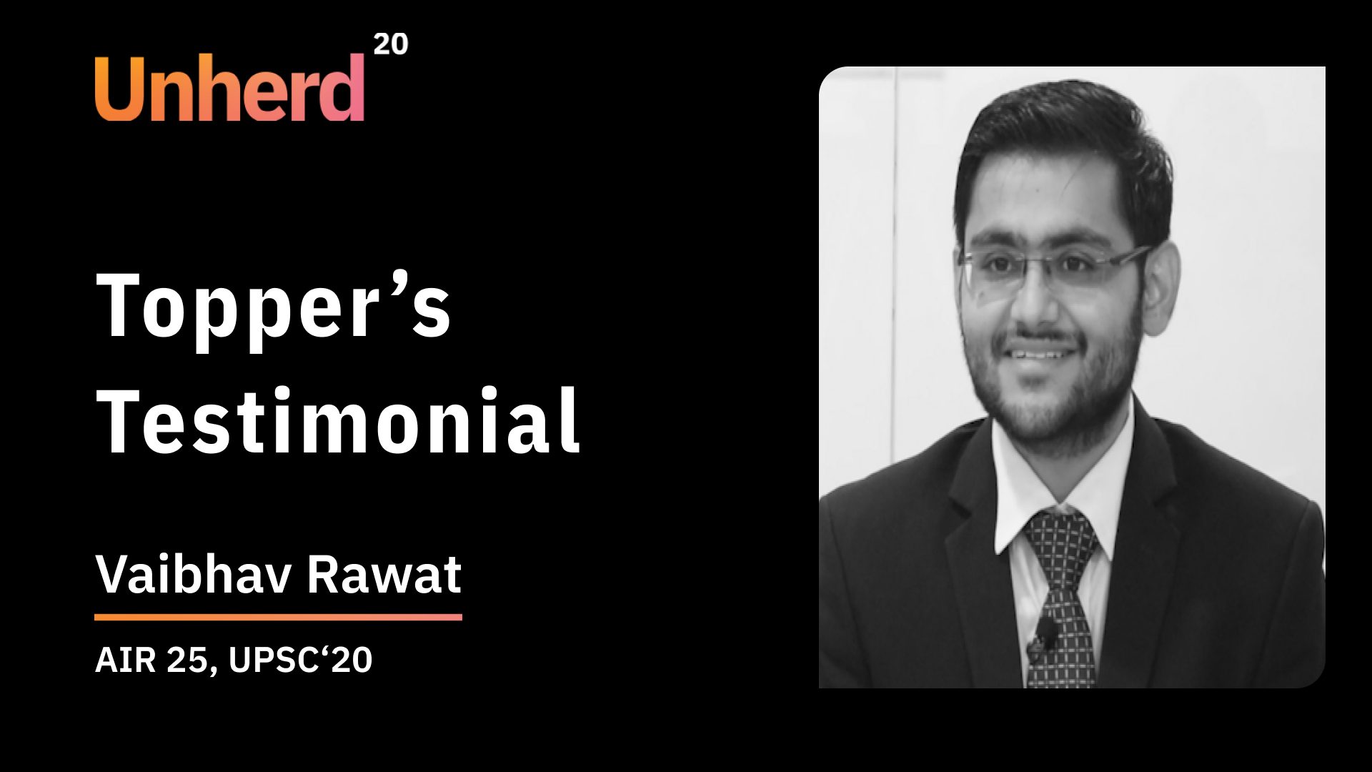 How Civilsdaily Mentorship helped UPSC 2020 AIR 25 Vaibhav Rawat ...