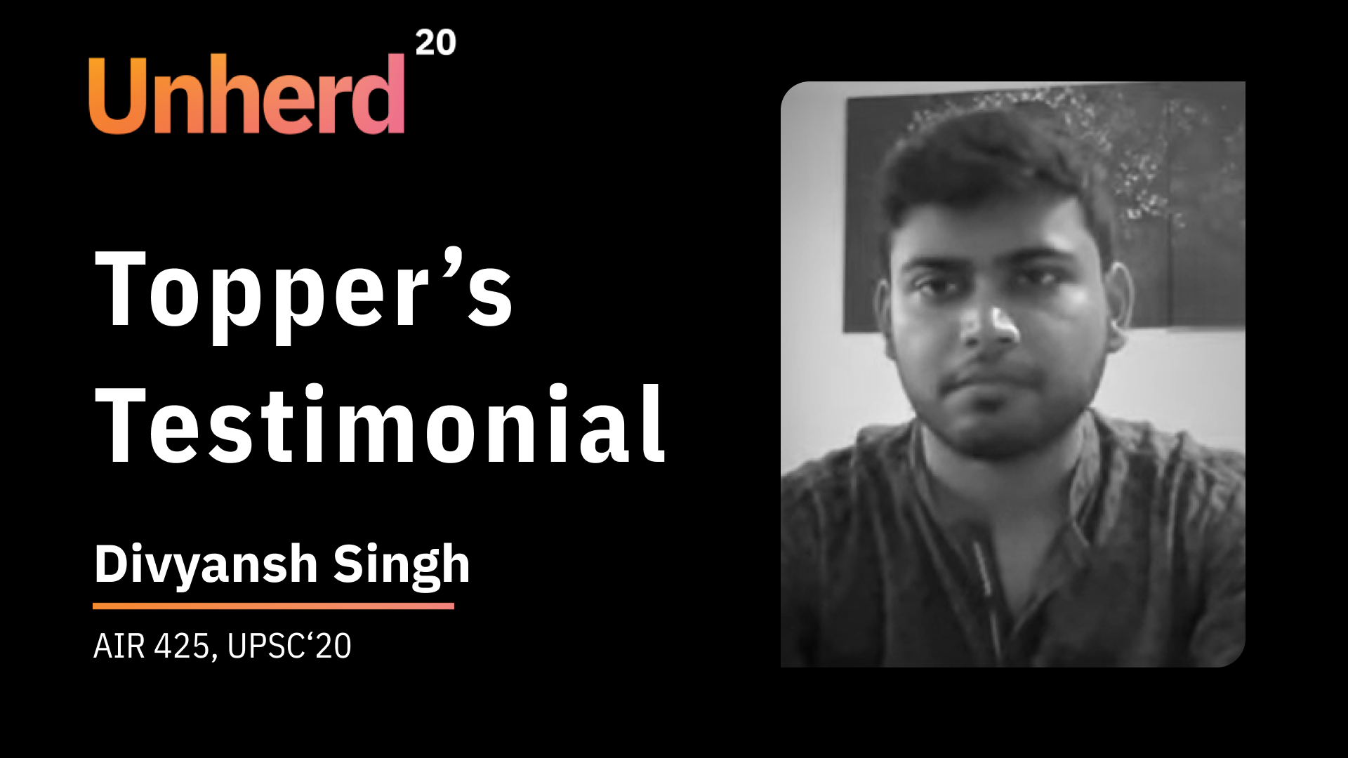 How Civilsdaily Mentorship helped AIR 425, Divyansh Singh || Unherd ...
