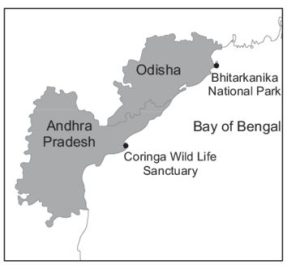 Places in news: Godavari Estuary in Coringa Wildlife Sanctuary (CWS ...