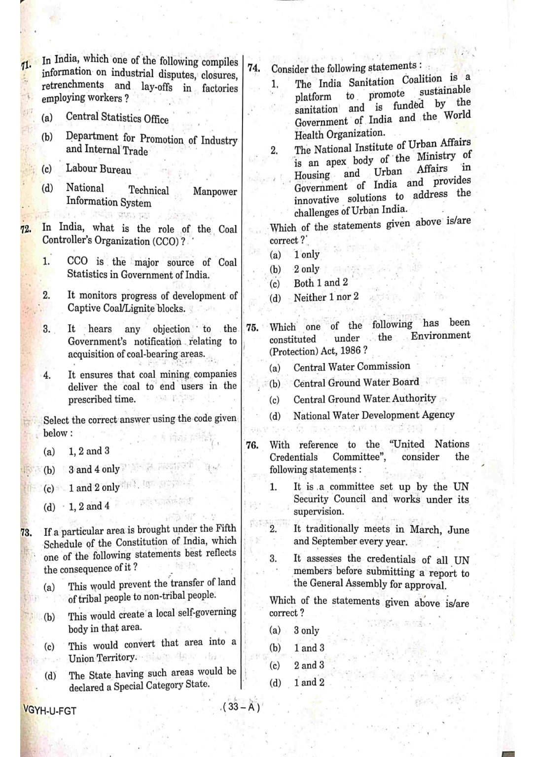 UPSC Prelims 2022 GS 1 Question Paper, Answer Key, and Analysis ...