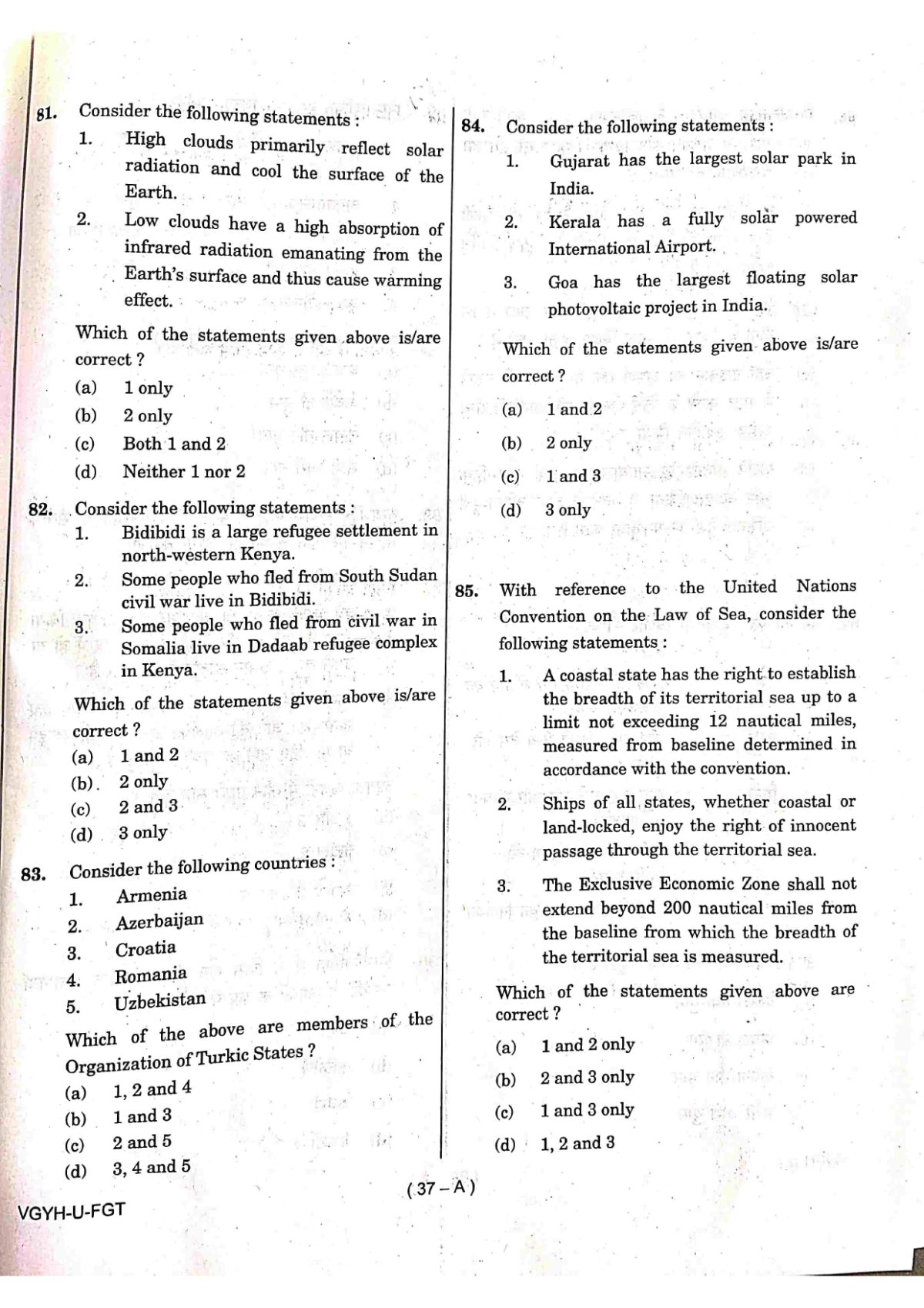 UPSC Prelims 2022 GS 1 Question Paper, Answer Key, and Analysis ...