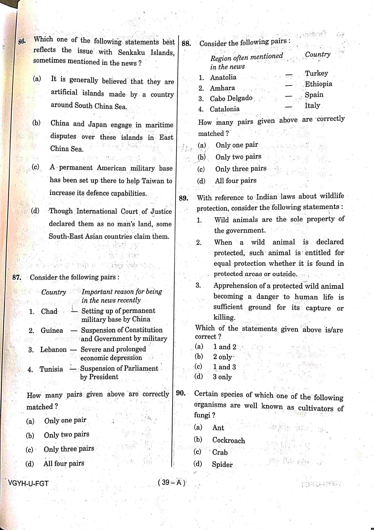 UPSC Prelims 2022 GS 1 Question Paper, Answer Key, and Analysis ...