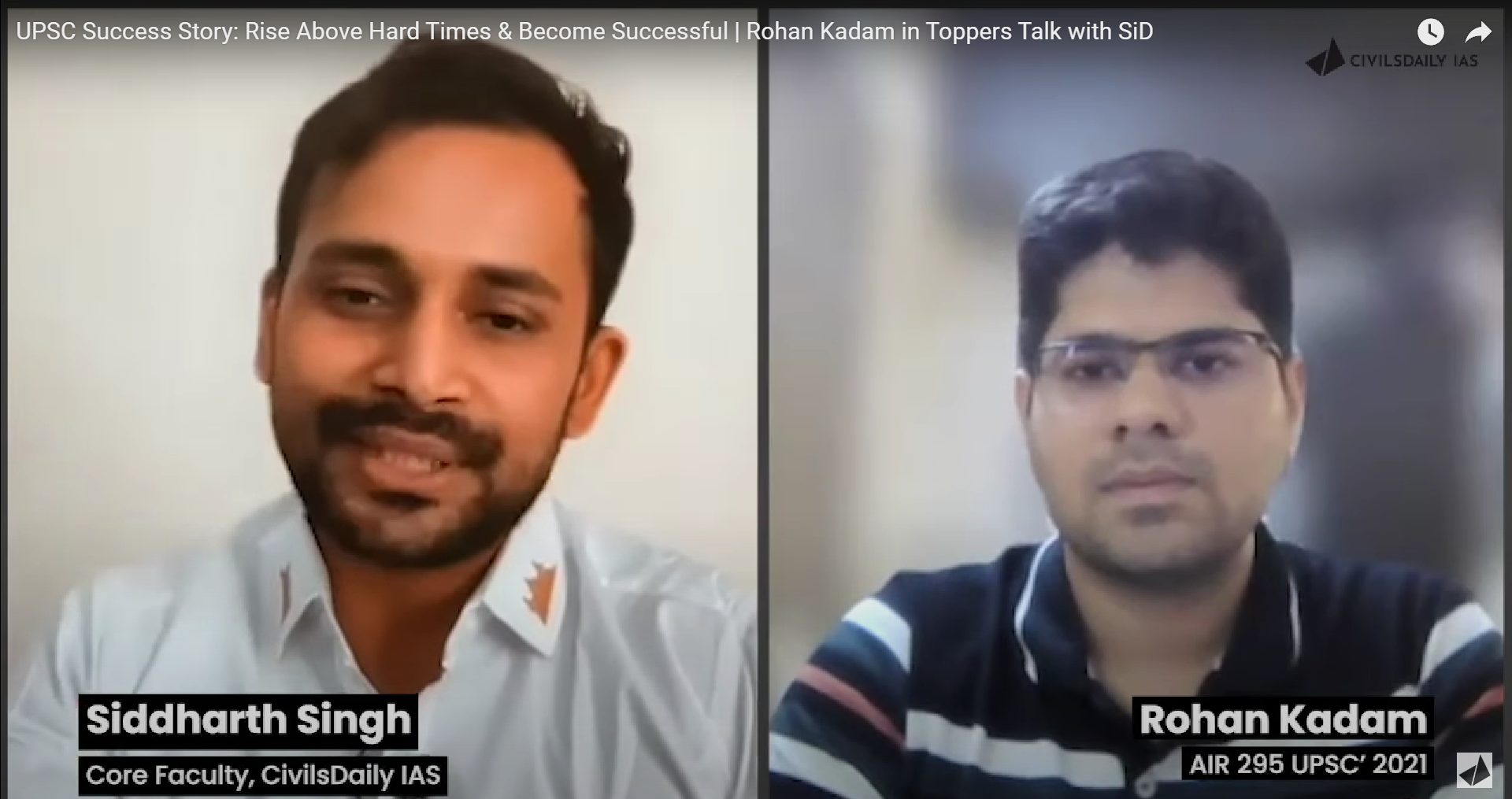 After failing 4 times, how did Rohan Kadam clear UPSC 2021 with flying ...