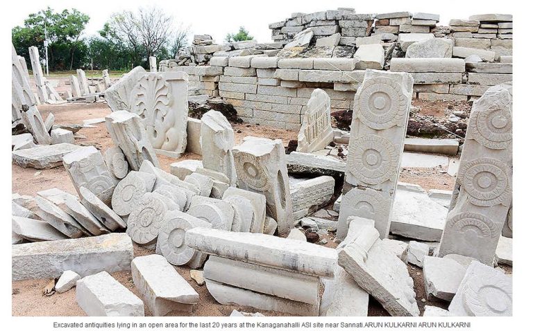 Sannati and Kanaganahalli Buddhist Sites - Civilsdaily
