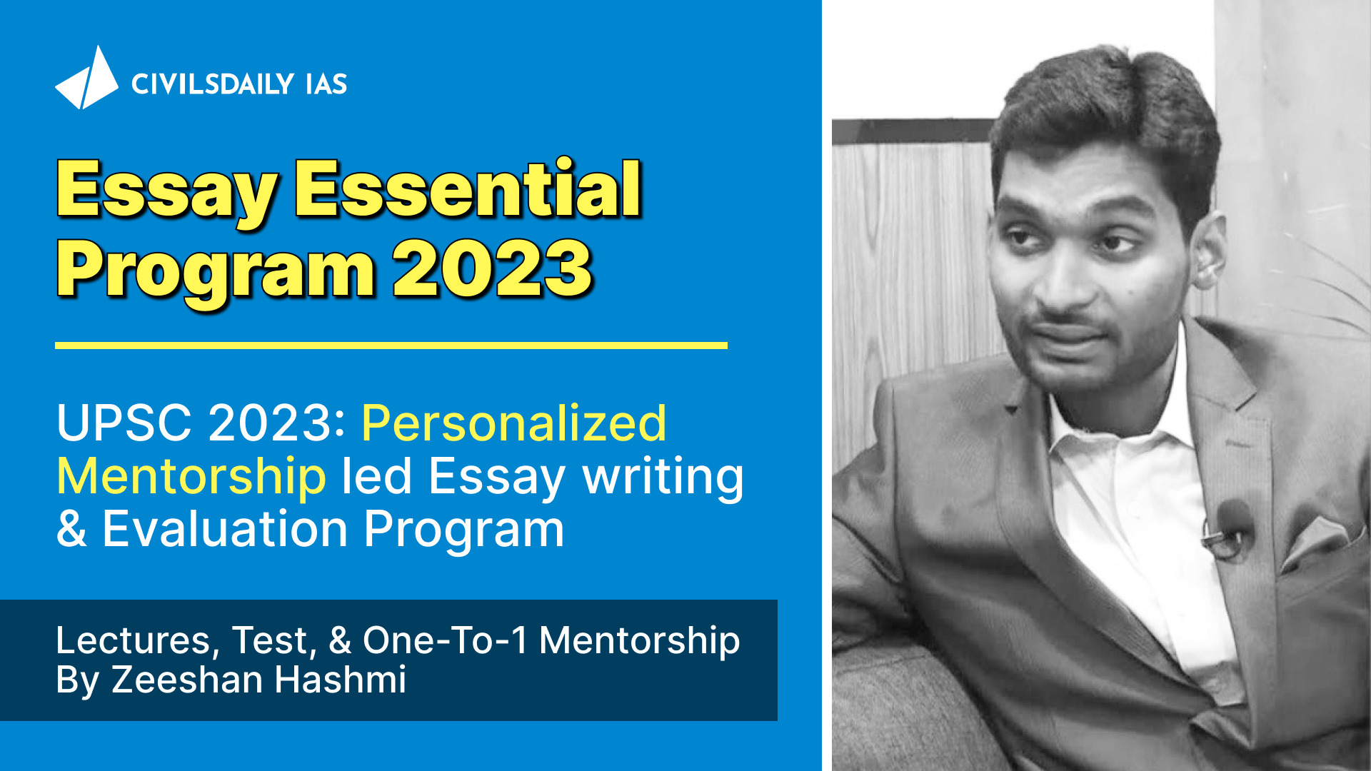 Essay Essential Program 2023: Personalized Mentorship led Essay Writing ...