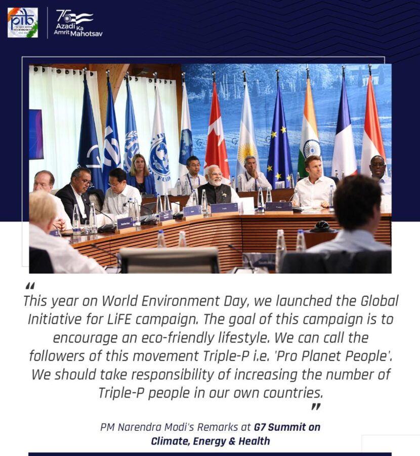 Climate Crisis, India’s Solution – Mission LiFE - Civilsdaily