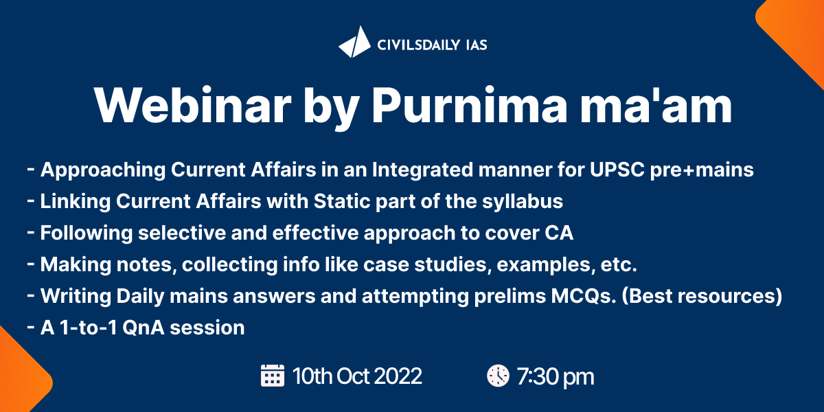 (LIVE Now) Masterclass webinar by Purnima ma'am - Integrated UPSC ...