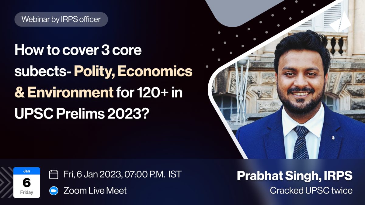 (Get recorded video) How to cover 3 core subjects- Polity, Economics ...