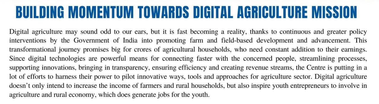 Agricultural Sector and Marketing Reforms – eNAM, Model APMC Act, Eco ...