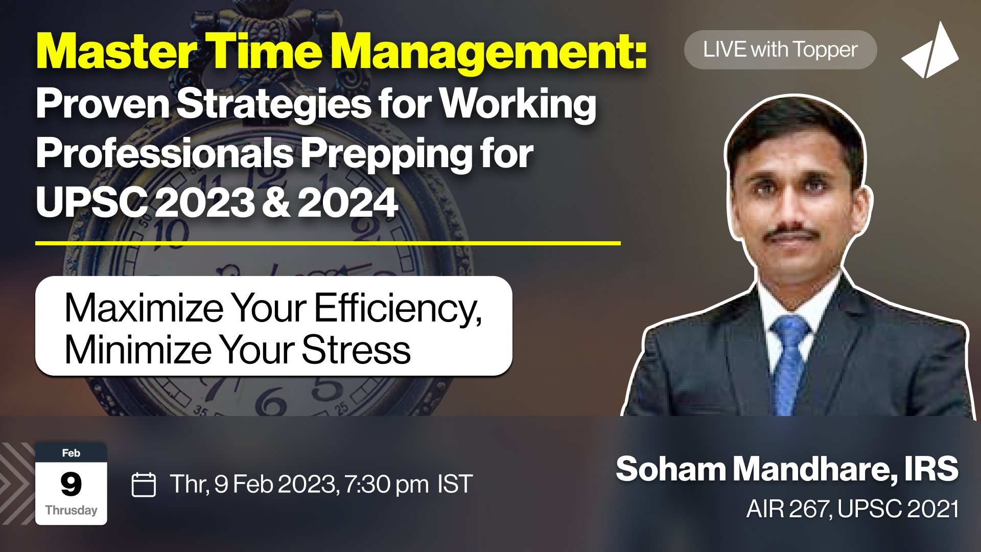 How to crack UPSC with 5hr/day prep? Time management for Working UPSC ...