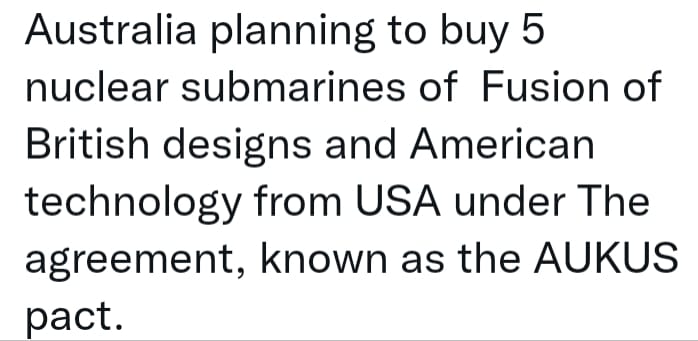 Australia’s AUKUS Dilemma: Options and Challenges - Civilsdaily