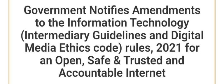 Fake News: Addition of The Provision In Intermediary Guidelines ...