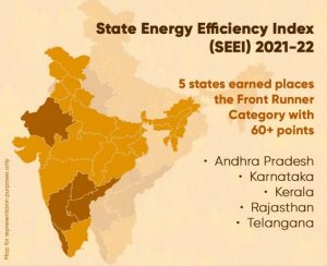 [pib] State Energy Efficiency Index, 2021-22 - Civilsdaily