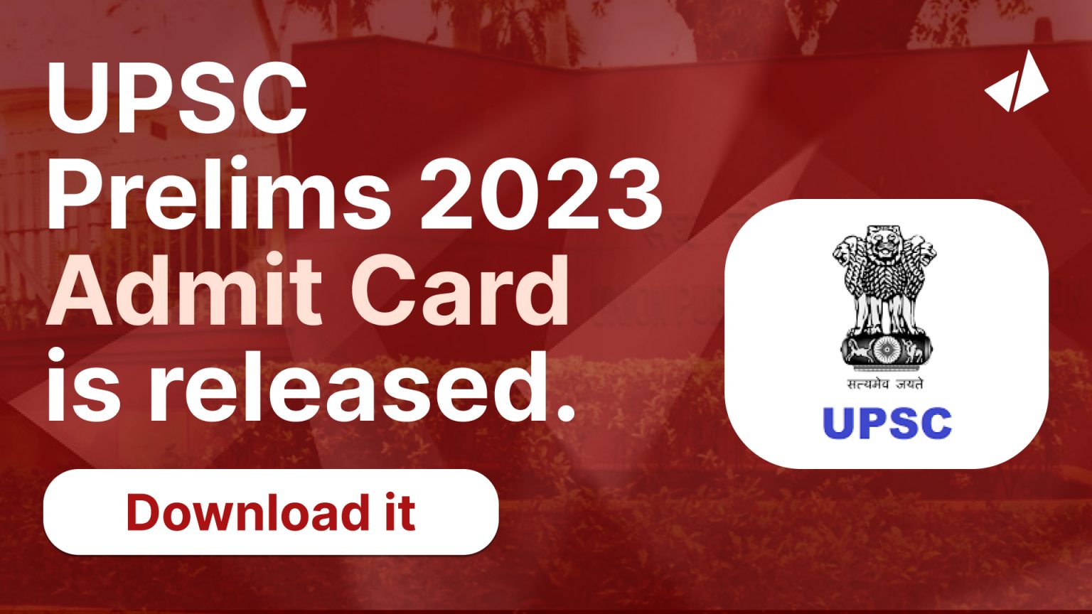 (Urgent) UPSC prelims 2023 Admit Cards released | Direct link to download inside | FREE ...