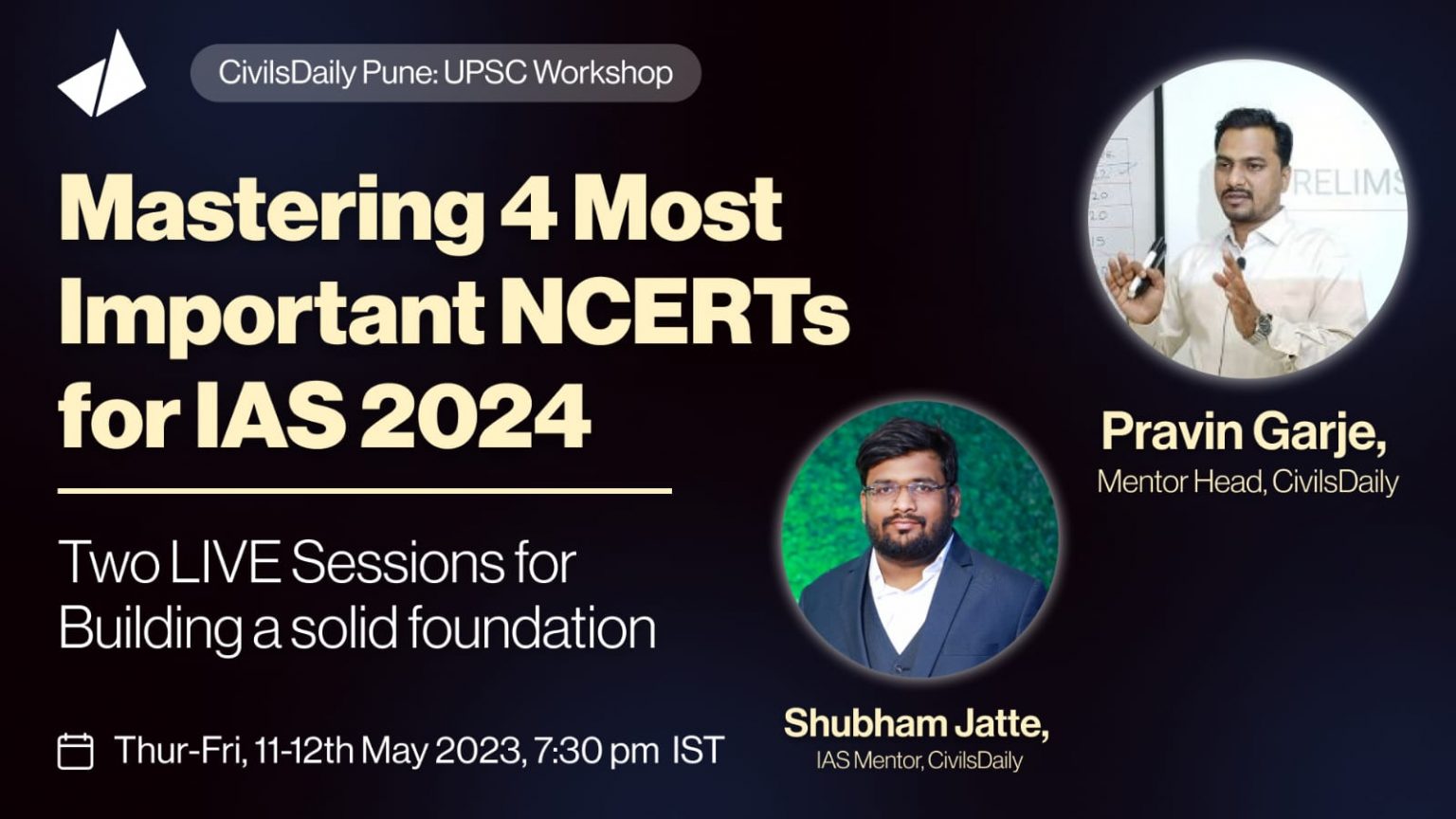 2 Days-UPSC Workshop: Mastering 4 Most Important NCERTs for IAS 2024 ...