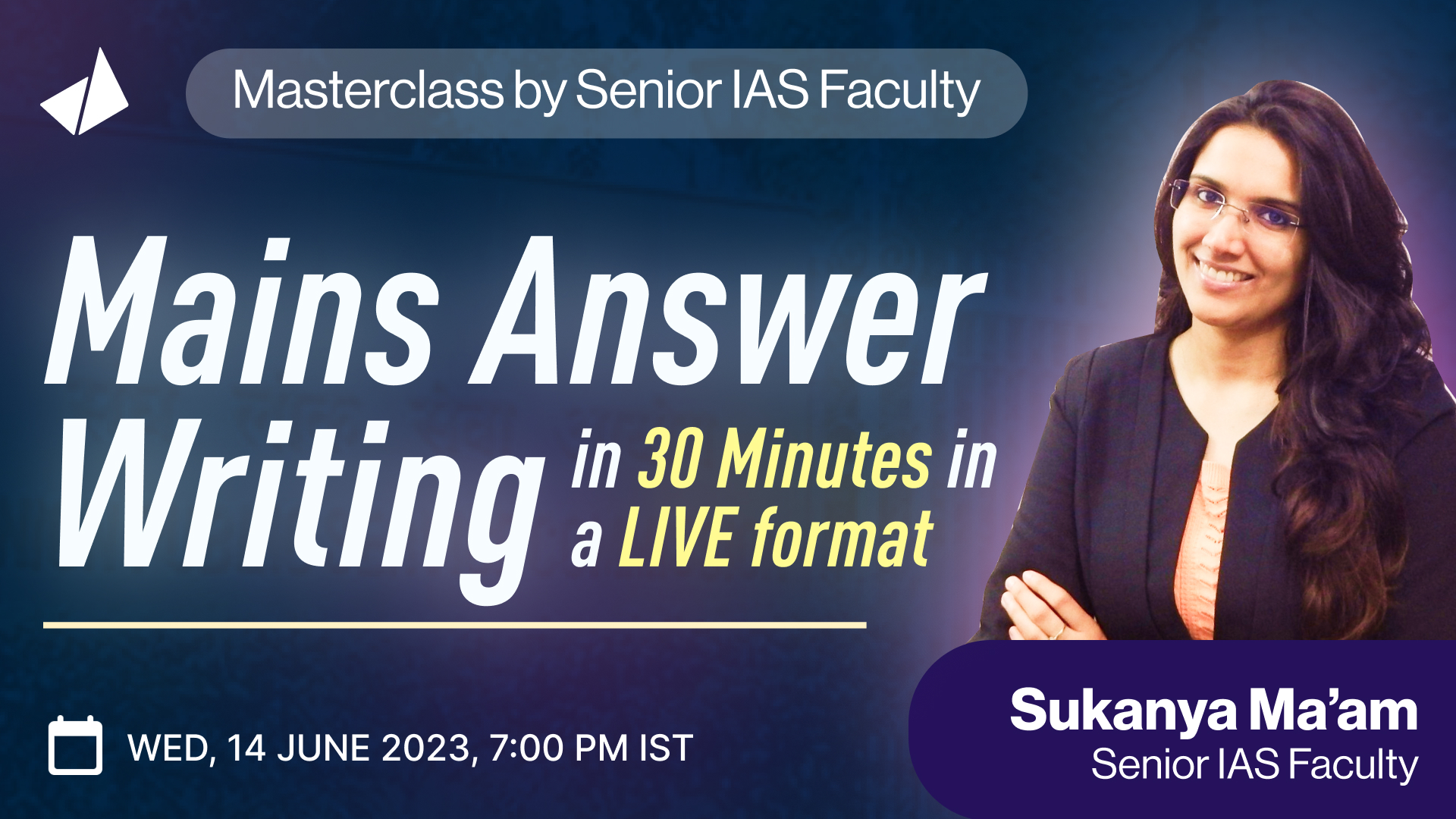 Masterclass Alert: Ace the Art of Answer Writing with 30 min Live Practice Sessions: Tackle 16 ...