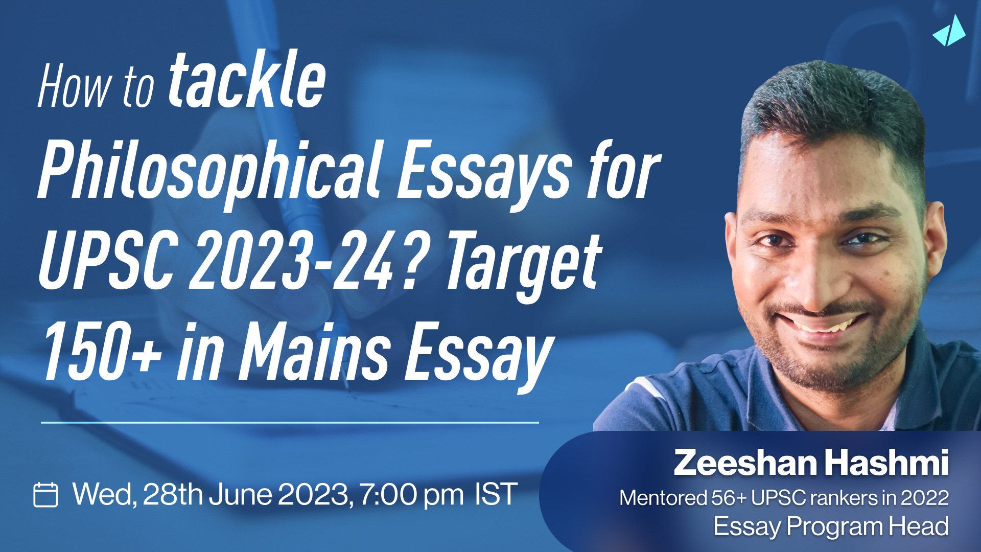 (Webinar) How to Tackle Philosophical and Abstract Essays in UPSC Main ...