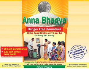 Anna Bhagya Scheme of Karnataka - Civilsdaily