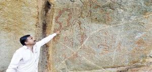 Orvakallu Rock Paintings in AP - Civilsdaily