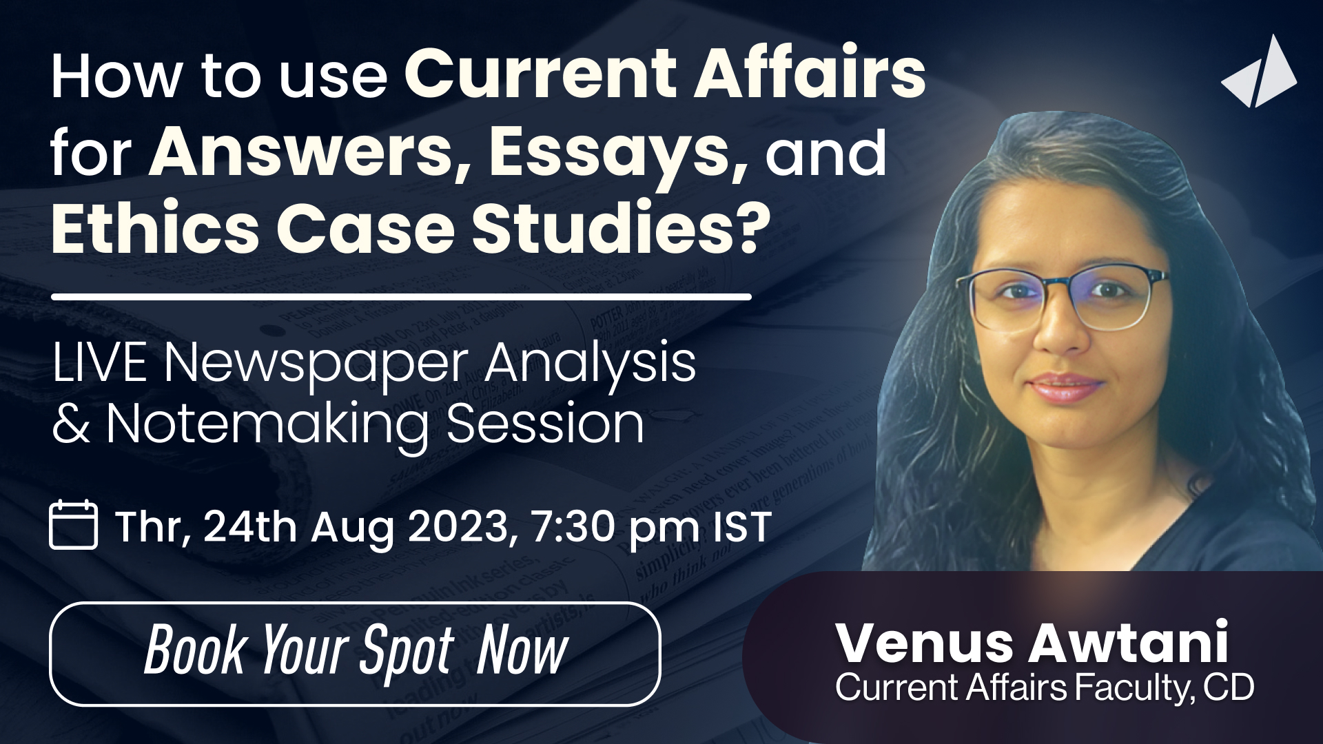 How to make notes from current affairs? Using info, data, & case ...