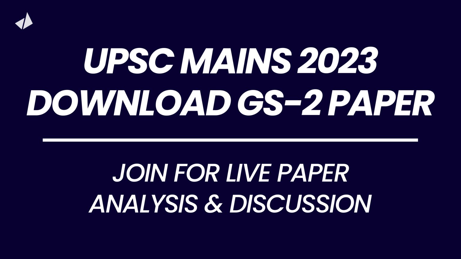 [Download PDF] UPSC Mains 2023 GS 2 paper | Detailed Analysis ...