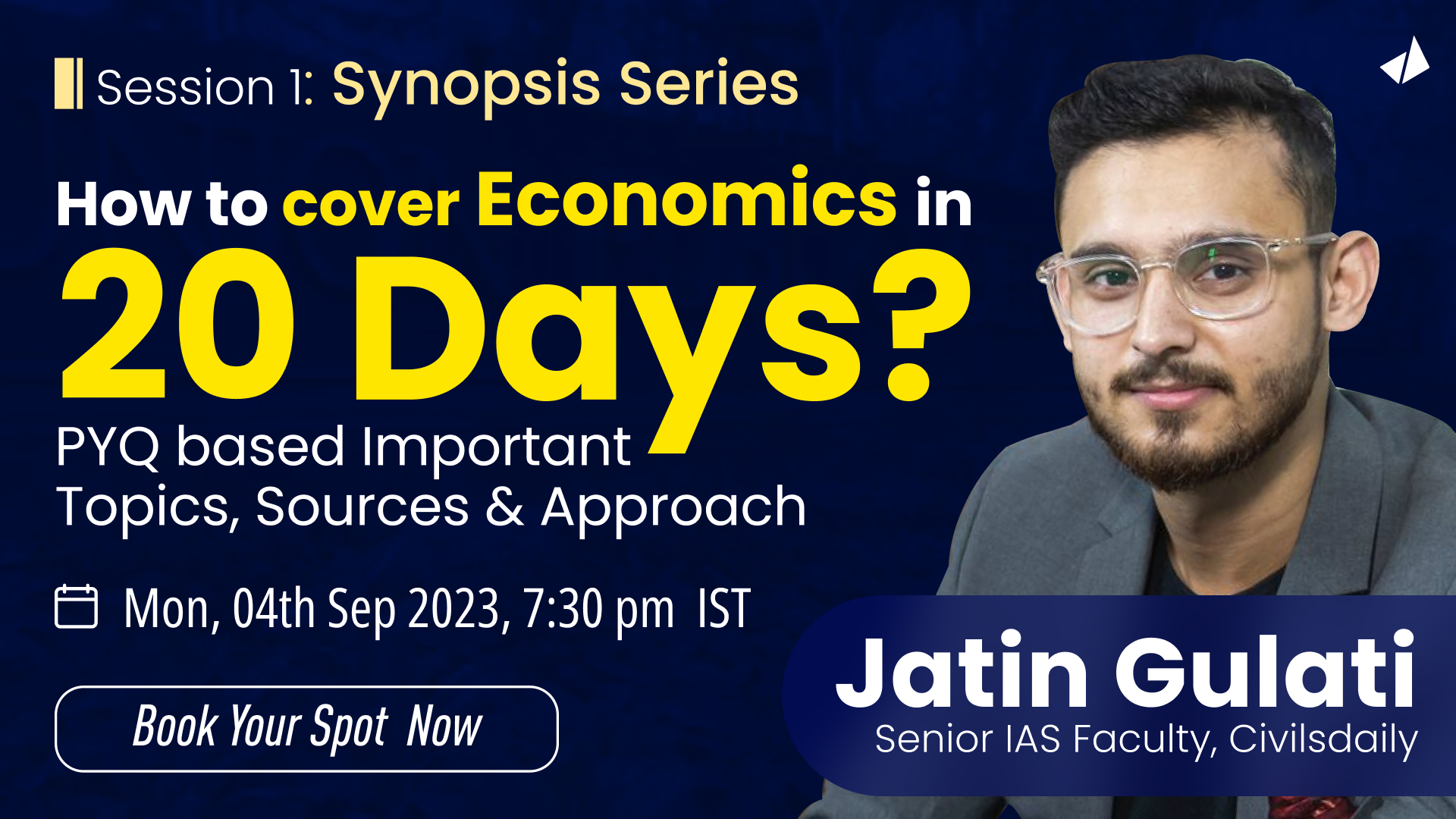 Self-study strategy to cover UPSC Economics syllabus for UPSC Prelims & Mains in 20 days ...