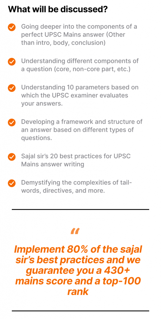 2 Hours, One Game-Changing Skill: IAS-Level Answer Writing. Enroll Now ...