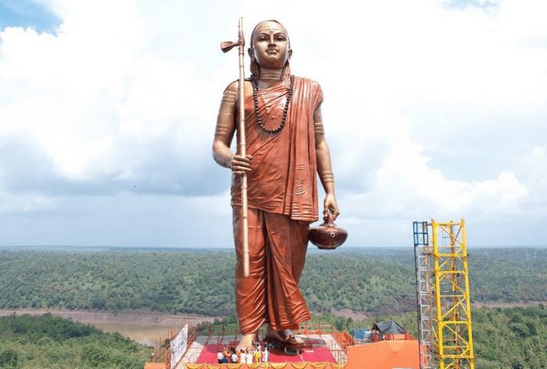 108-Foot Adi Shankaracharya Statue in Omkareshwar, MP