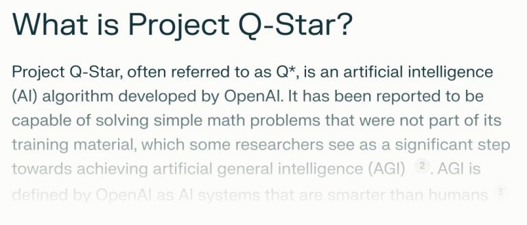 What is Project Q*, the AI breakthrough from OpenAI?