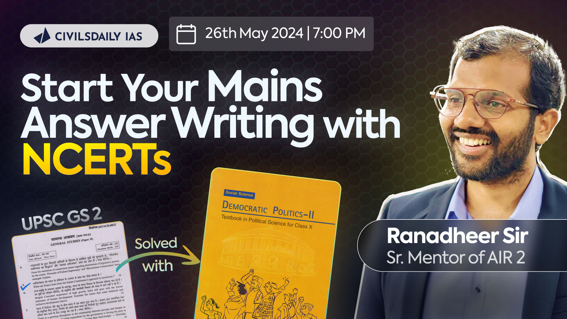 [UPSC Beginners Webinar ’25/26] Start your UPSC Answer Writing with ...