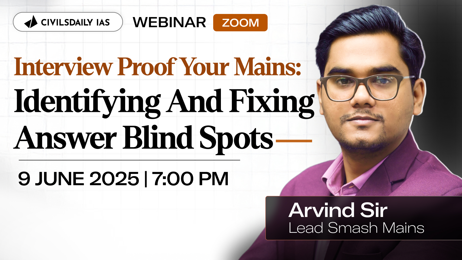 🔴[UPSC Webinar] Interview Proof Your Mains: Identifying and Fixing ...
