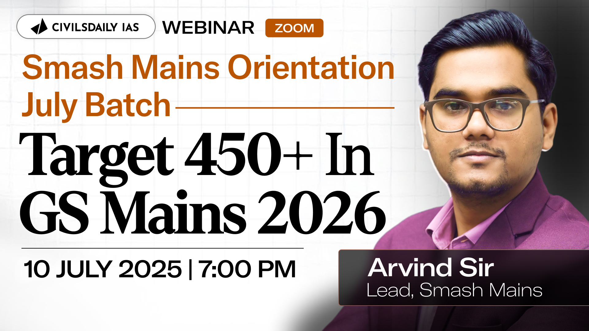 🔴[UPSC Mains 2026 Orientation] Target 450+ in GS Mains 2026: Go from ...