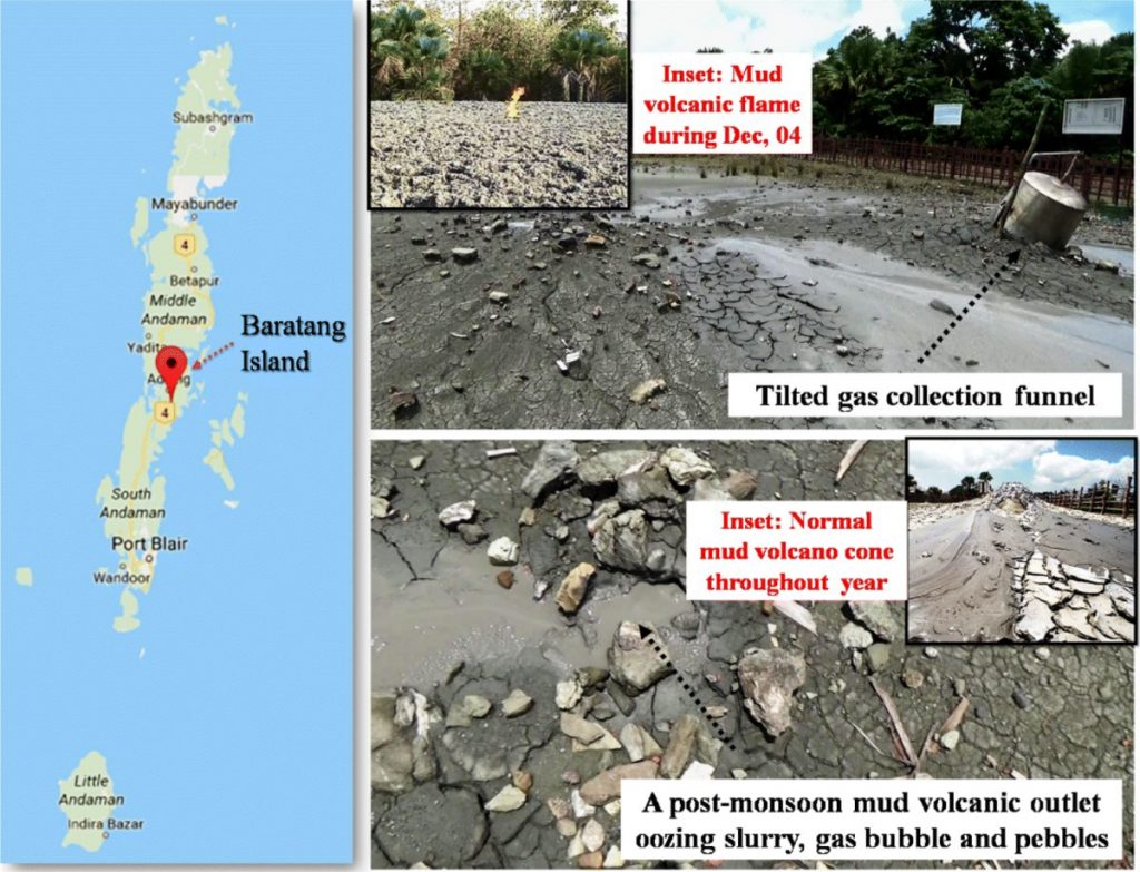 India’s only Mud Volcano erupts after 20-years in Andamans - Civilsdaily