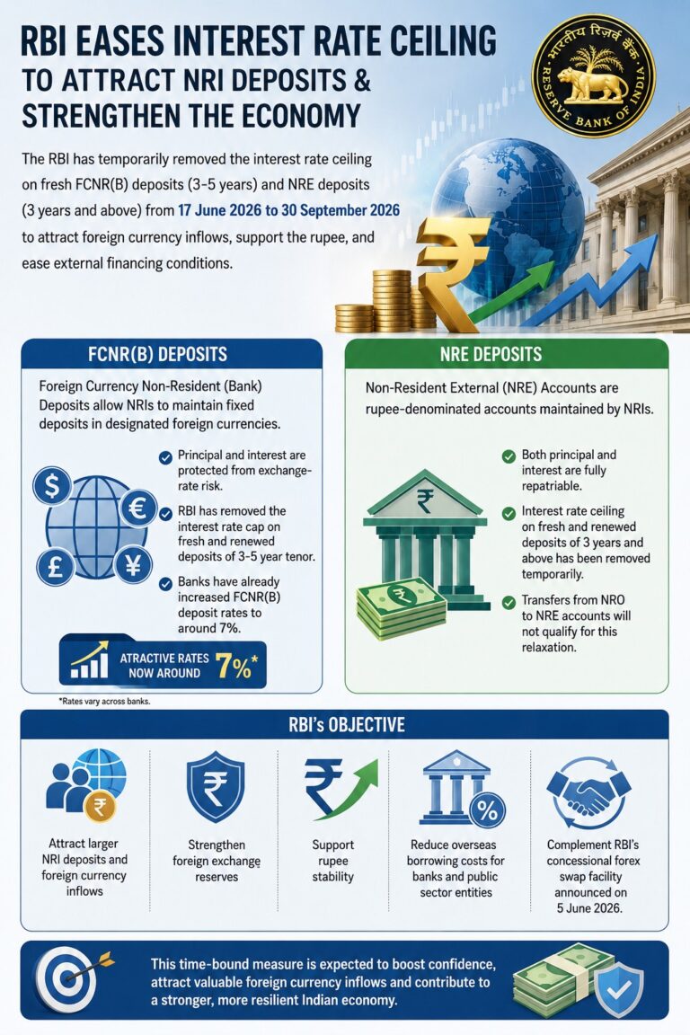 RBI Temporarily Lifts Interest Rate Ceiling on FCNR(B) & NRE Deposits ...