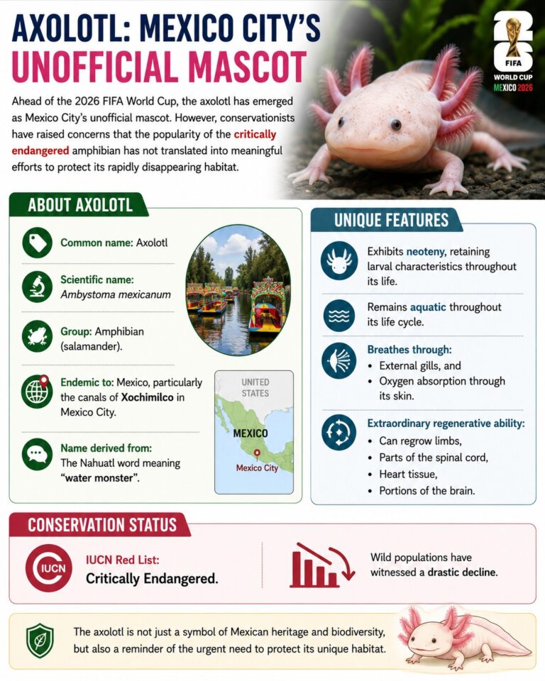 Axolotl: Mexico City’s Unofficial World Cup Mascot Facing Extinction ...
